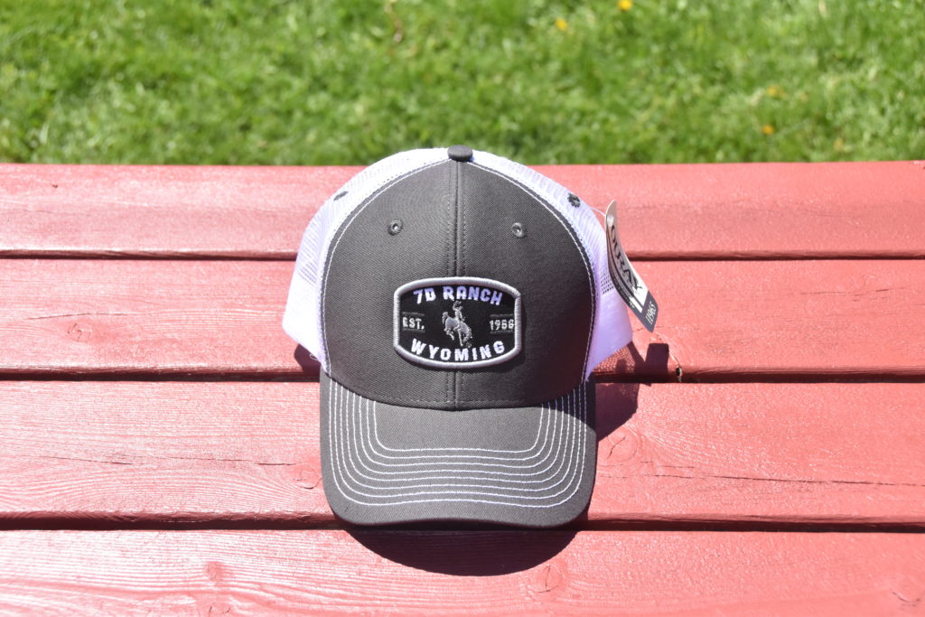 NEW! Gray/White Mesh 7D Hat - 7D Ranch
